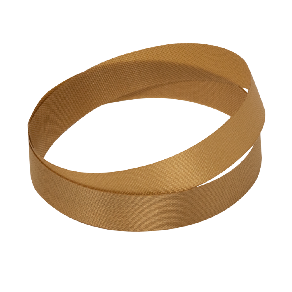 Dark Gold Wood Pulp Ribbon | Tiny Box Company