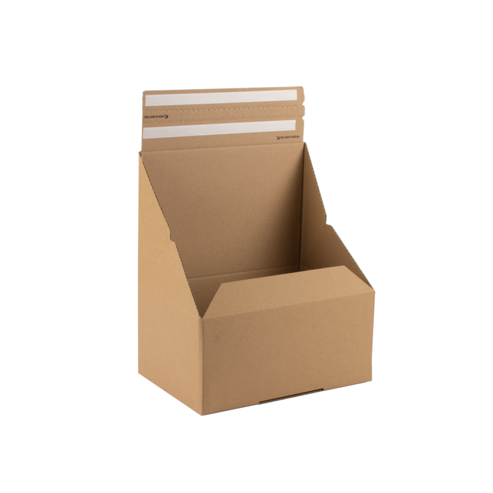 Kraft Corrugated Postal Box | Tiny Box Company