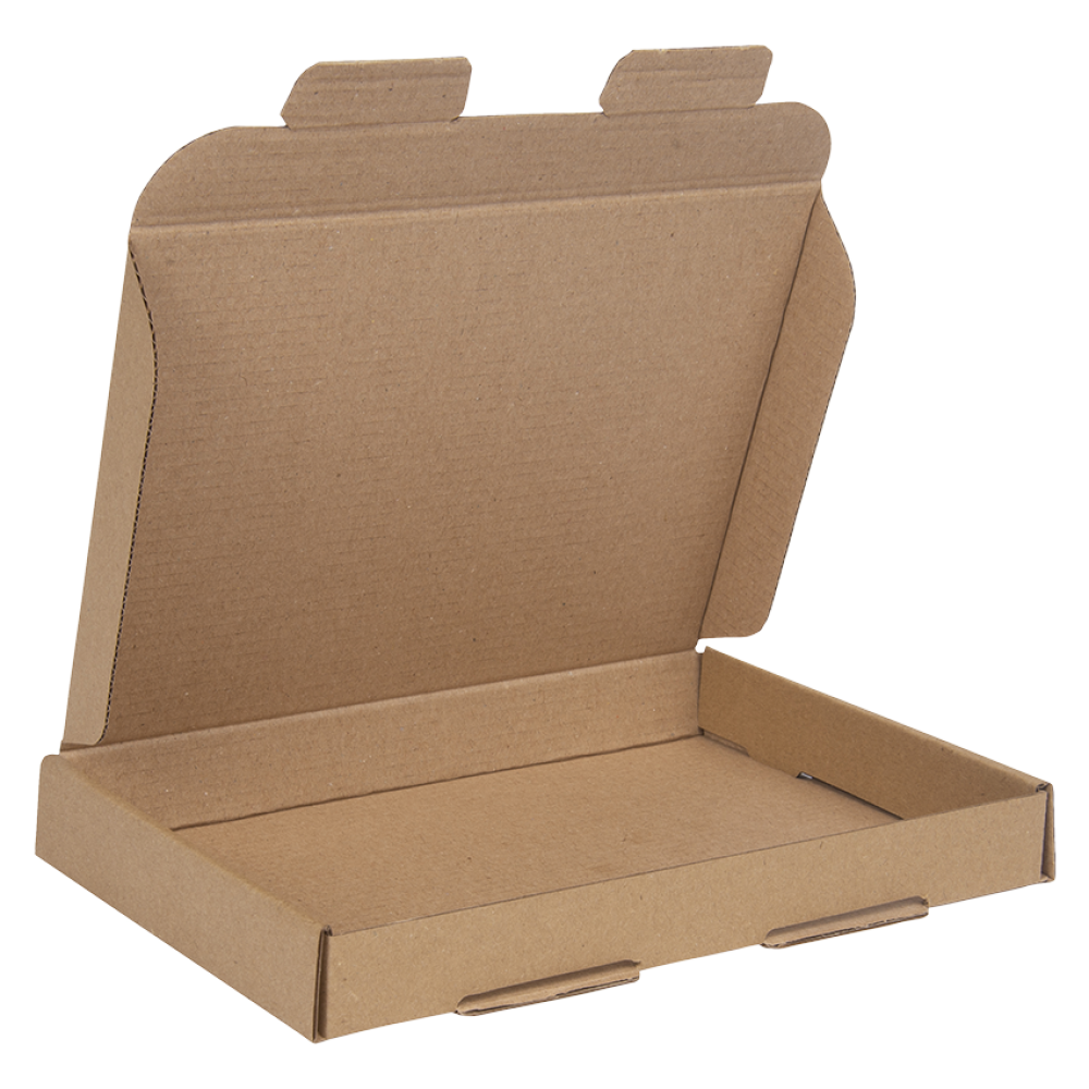 Kraft 1-Piece Thin A6 Corrugated Postal Gift Box | Tiny Box Company