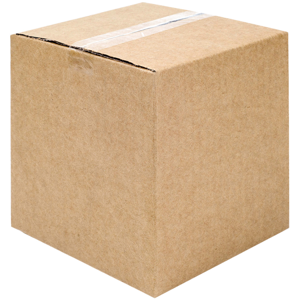 Kraft 1-Piece Cube Postal Box | Tiny Box Company