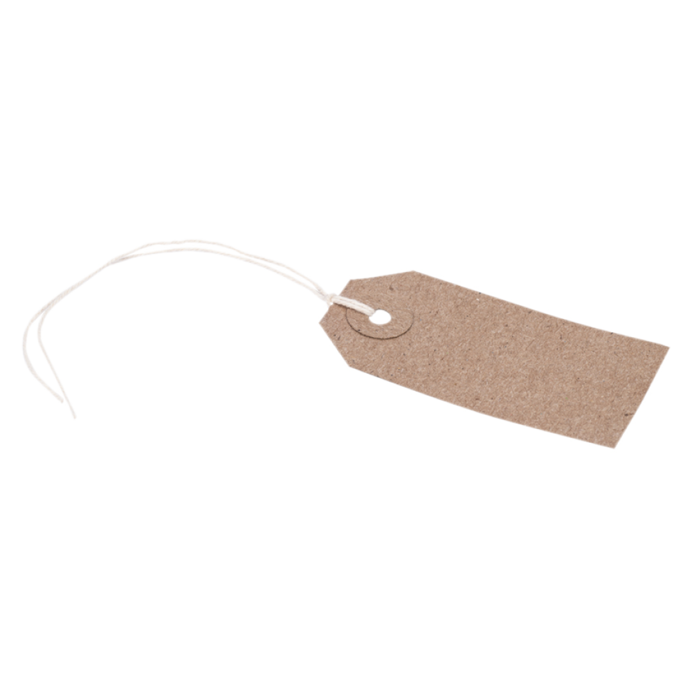 Pack of 50 Plain Kraft Luggage Tags | Tiny Box Company