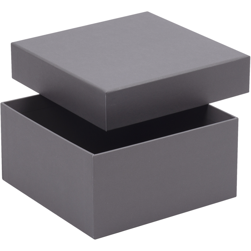 Luxury Grey Medium Square Accessory Gift Box | Tiny Box Company