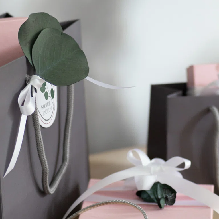 Medium Landscape Paper Gift Bag | Rope Handles | Tiny Box Company