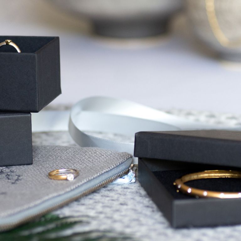 Luxury Square Choker / Necklace Box | Tiny Box Company